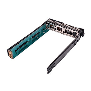 QUEENTI 2.5" SFF SAS SATA SSD Hard Drive Carrier Tray Caddy 651687-001 651699-001 for HP Proliant ML350 DL360p DL380P DL160 Gen8 G8 Gen9 G9 with 4 Mounting Screws and Screw Driver