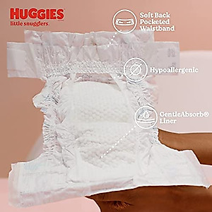 Huggies Little Snugglers Baby Diapers, Size 3 (16-28 lbs), 156 Ct