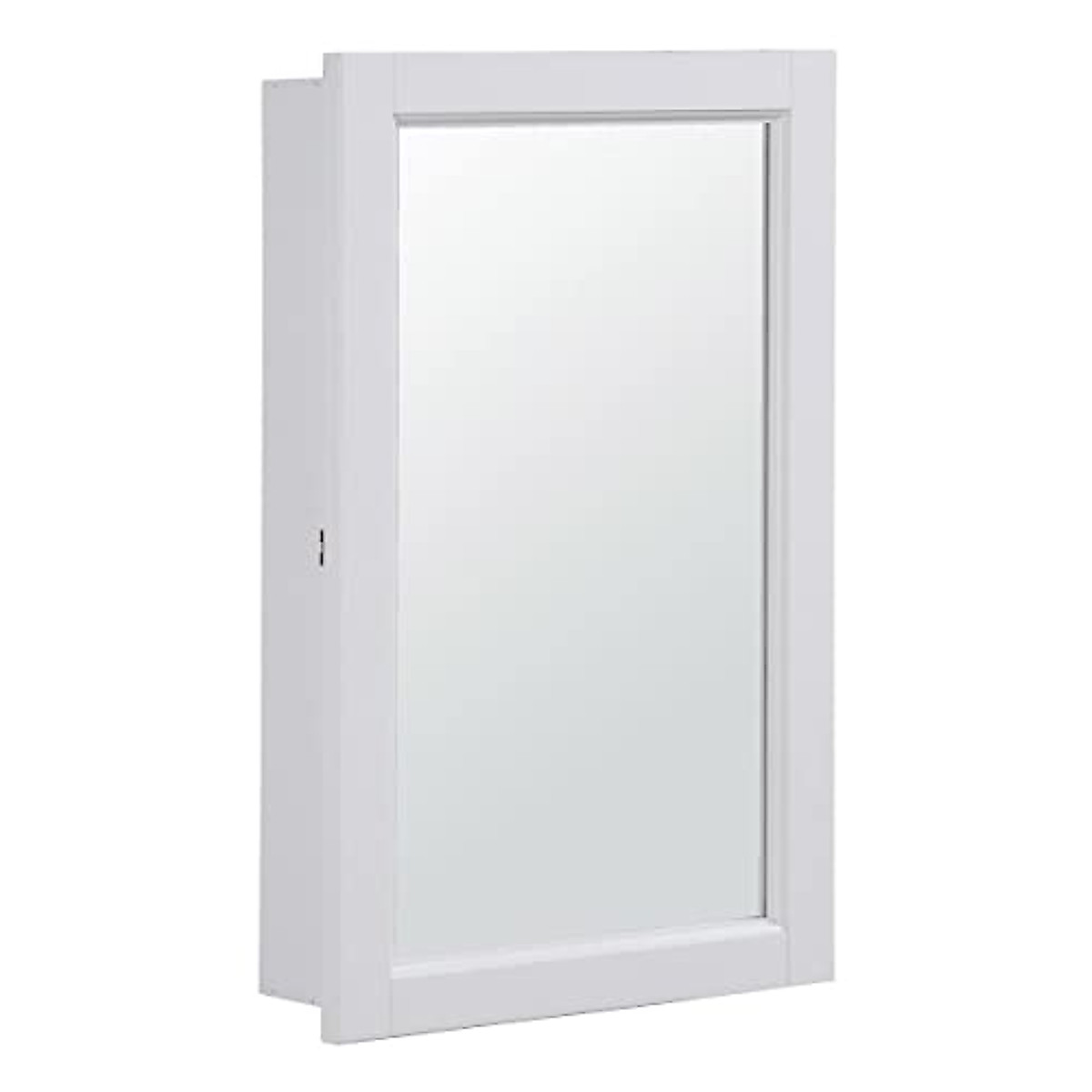 Design House 590505-WHT Concord Medicine Cabinet Durable Assembled Frame Bathroom Wall Cabinet w/Mirrored Door, 16", White