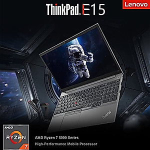Lenovo ThinkPad E15 Gen 4 15.6" FHD IPS Display Business Laptop, AMD Ryzen 7 5825U,  40GB RAM, 1TB SSD, Wi-Fi 6, USB-C (Support DisplayPort 1.2), HDMI, 1080P Webcam, Windows 11 Pro, Mineral Metallic