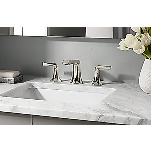 KOHLER 20000-0 Caxton Rectangle Undermount Bathroom Sink, 20-1/4" W x 15-11/16" L, White