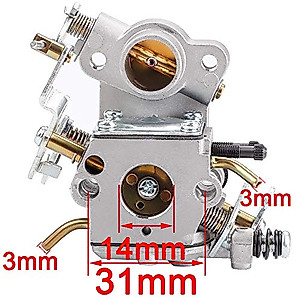 Mannial C1M-W26C 545070601 Carburetor fit Poulan Pro PP3416 PP3516 PP3816 PP4018 PP4218 PPB3416 SM4218AV PPB4018 PPB4218 S1970 Gas Chainsaw Carb