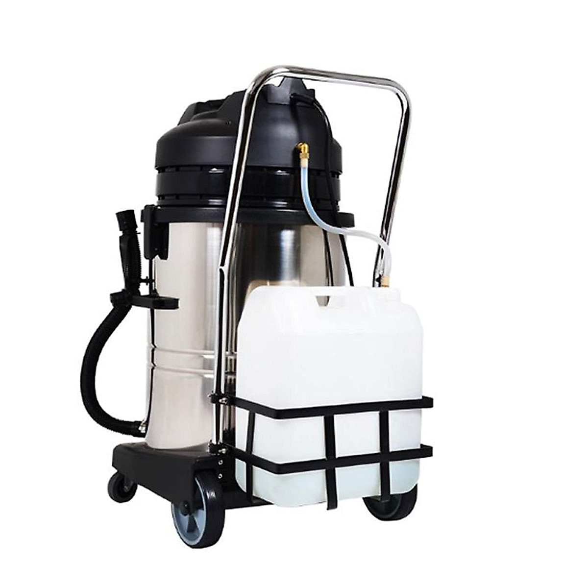 40L/11Gal Commercial Carpet Cleaner, 3 in 1 Multi-Purpose Wet Dry Vacuum Cleaner Portable Carpet Cleaning Machine, Heavy Duty Dust Extractor Sofa Curtains Carpet Cleaning for Carpet and Hard Floor