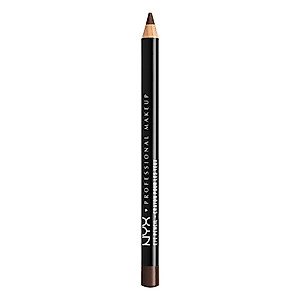 NYX PROFESSIONAL MAKEUP Slim Eye Pencil, Eyeliner Pencil - Black Brown