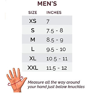 MGGMOKAY Mens Nappa Lambskin Leather Gloves(100% Cashmere Lining),Brown,Medium