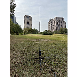 GRA-750B 7-56MHz Wideband Broadband HF Vertical Mobile Antenna, 120W(SSB), 40W(FM), 48.03 inch, PL259
