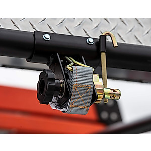 Buyers Products 5480007 Round Tube Ladder Rack Rachet Straps, 2 Pack, 7ft x 1-1/2 Inch, Double J Hook, Ladder Rack Straps, Pickup Truck Contractor Rack, Pickup Truck Cargo Rack Accessories