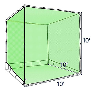 Golf Practice Hitting Nets for Backyard Driving Indoor Use Heavy Duty Practice Golf Driving Nets for Backyard Premium Portable Golf Impact Nets Cages with Frame and Net for Men