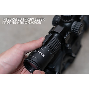 Monstrum G3 1-4x24 First Focal Plane FFP Rifle Scope with Illuminated MX1Reticle | Black