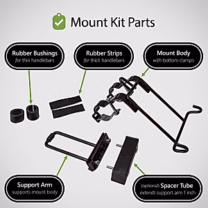 TRAVELIN K9 Pet-Pilot MAX Dog Bicycle Basket Carrier | 8 Color Options for Your Bike (Silver/Grey)