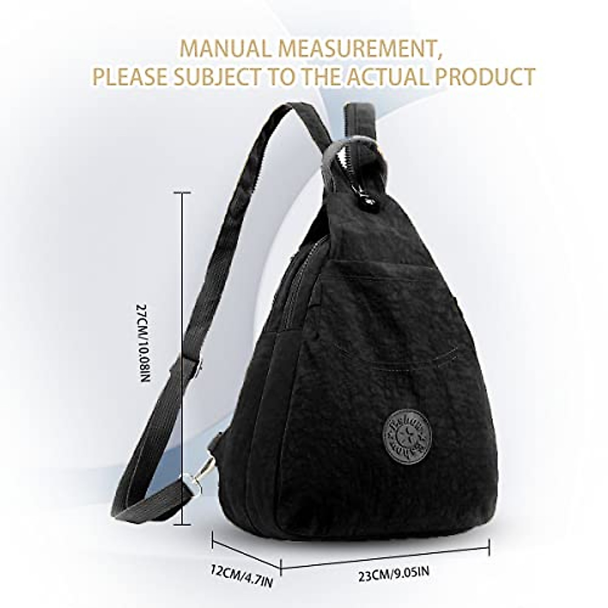 Eshow Small Backpack Purse for Women Nylon Shoulder Bags Anti-Theft Backpacks Causal School Rucksack