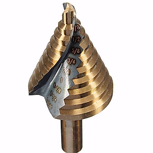 NEW 1/4" to 1-3/8" Drill Step Bit Set Cutter Cobalt Tool High Cobalt M42 Reamer UNIBIT