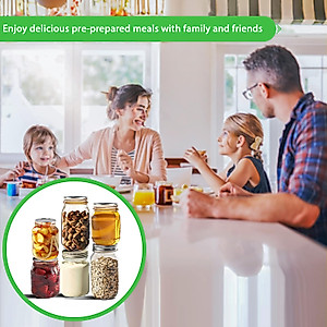 100 Pcs Canning Lids QUINGLU Mason Jar Lids for Ball, Kerr Jars 100% Fit For Regular Mouth Jars Food Grade Silicone Sealing Ring That Ensures An Airtight for Storing Food Fruits Jams Pickles 2.76"