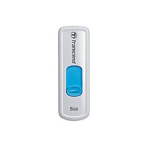 Transcend 64 GB JetFlash 530 Retractable USB 2.0 Flash Drive TS64GJF530 (White)