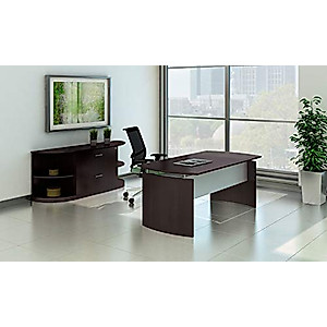 Safco Medina Bookcase, Mocha