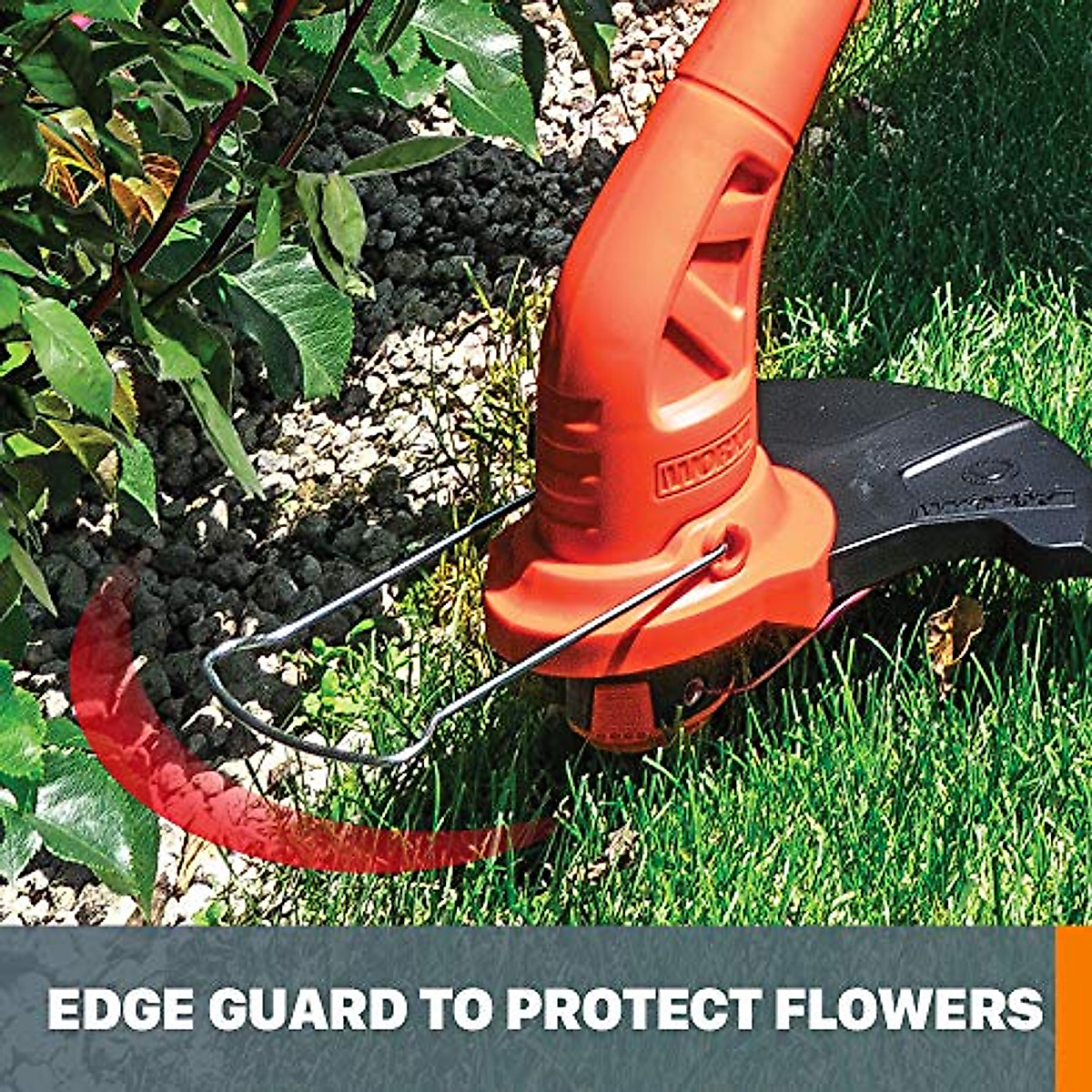 Worx WG154 20V PowerShare 10" - 12" Cordless String Trimmer & Edger (Battery & Charger Included)