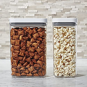 Copco Food and Organization Storage Container with Airtight Lid, 2.74-Quart, Clear