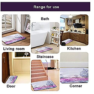 LIONKISS 3D Vortex Illusion Carpet Entrance Door Mat Abstract Geometric Optical Anti-Slip Living Room Decor Rug Home Decor Gift (Geometric, 23.6inX35.4in)