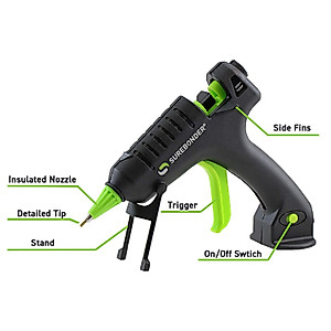 Surebonder H-195F Specialty Series 20 Watt Mini Size High Temperature Detail Hot Glue Gun