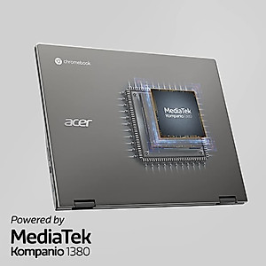 Acer Chromebook Spin 513 Convertible Laptop | 13.5" 2256x1504 Gorilla Glass Touch | MediaTek Kompanio 1380 Octa-Core CPU | 8GB LPDDR4X | 128GB eMMC | WiFi 6 | Backlit KB | Chrome OS | CP513-2H-K62Y