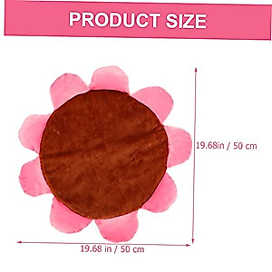 ABOOFAN Pet Mat Cat Mat for Food Household Cleaner Plush Sofa Dog Mat Funny Doormat Small Pet Bed Washable Pet Pad Small Dogs Mat Warm Cat Bed Crystal Velvet to Sleep Plush Dog