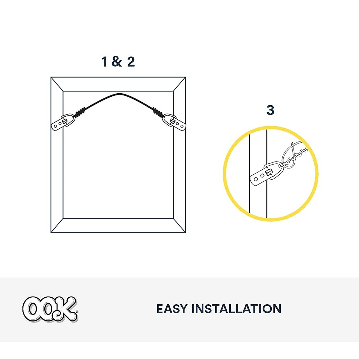 9' Hanging Wire Size: 100 lbs