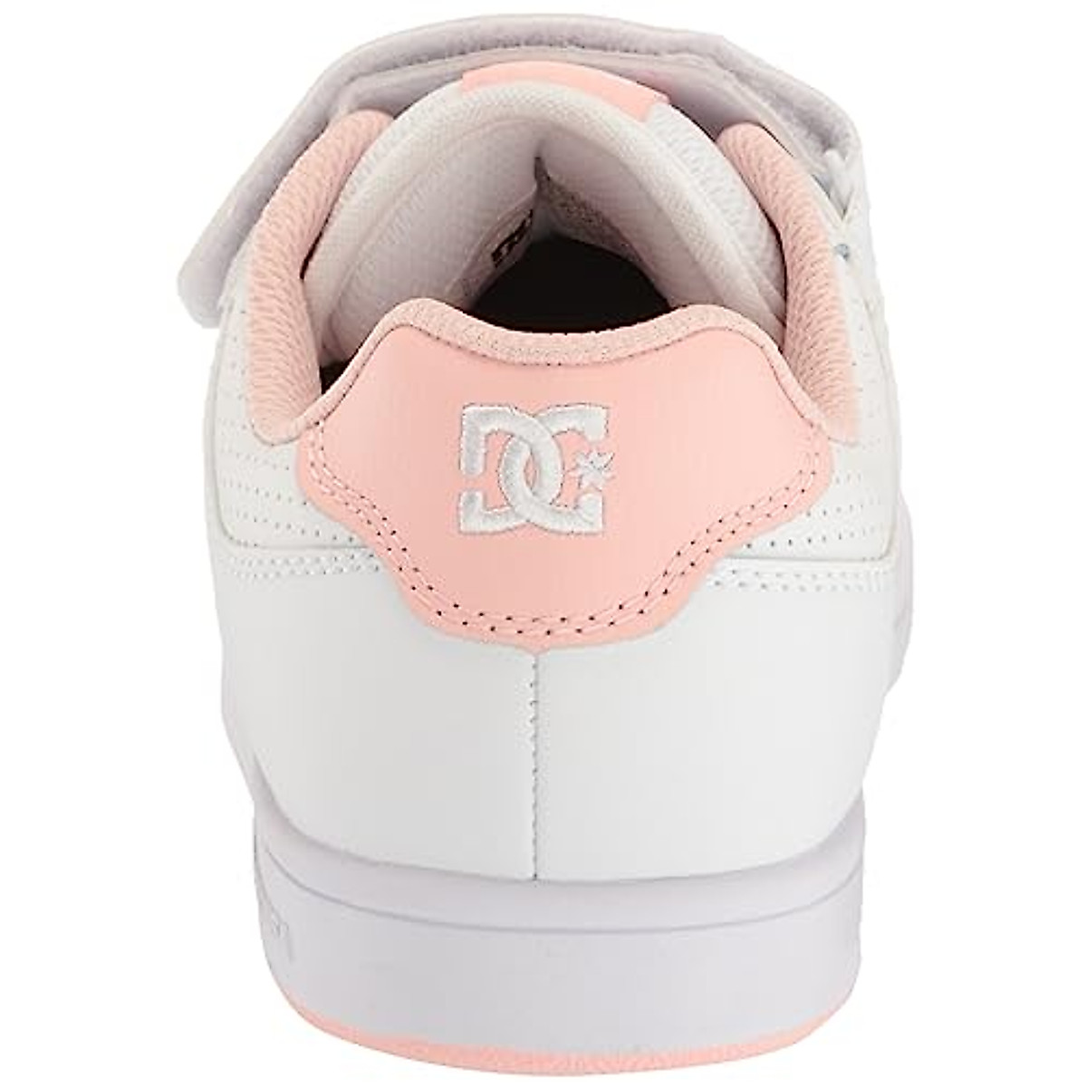 DC Girls Unisex-Child Manteca 4 V Casual Skate Shoe, White/Pink, 13 Little Kid