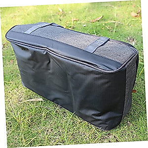 VALICLUD Outdoor Storage Bag silverware storage outdoor stove fine china storage containers container with lid containers with lids camping cookware pot case Oxford cloth barbecue small