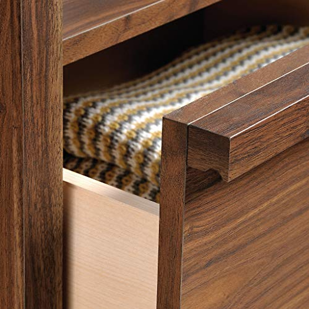 Sauder Harvey Park Night Stand, Grand Walnut finish