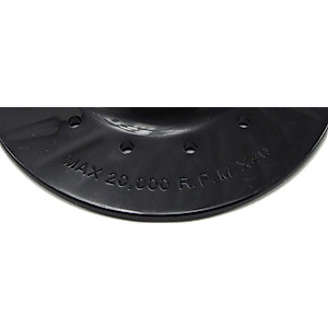 Elitexion Angle Grinder Ribbed Back 4-1/2 inches Plastic Pad for Resin Fiber Disc with 5/8 inch 11 Thread, Max 20,000 RPM