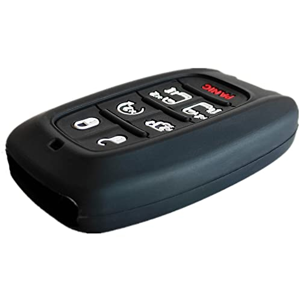 Smart Key Fob Case Cover for 2017-2022 Chrysler Pacifica 2020-2022 Voyager Keyless Remote Control Cover Part Numbers are Reference M3N-97395900 68217832AC 7812A-97395900 Black