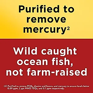 Nature Made Fish Oil 1200 mg Softgels, Fish Oil Supplements, Omega 3 Fish Oil for Healthy Heart Support, Omega 3 Supplement with 100 Softgels, 50 Day Supply