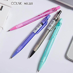 COLNK Mechanical Pencil Set, 6PCS 2.0mm Art Mechanical Pencils for Drafting Writing W/ 2 Tubes of Lead Refills,Drawing Pencils for Sketching Pencils Mechanical for Office School Supplies