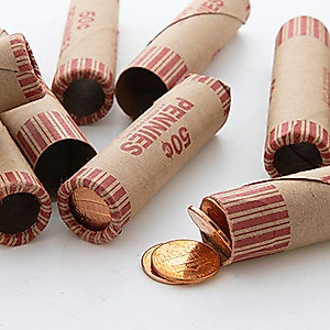 Bazic 5011 Penny Coin Wrappers, 36 Per Pack