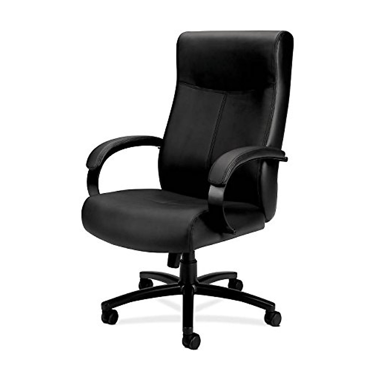HON Validate Big and Tall Executive Chair - Leather Computer Chair for Office Desk, Black (HVL685)