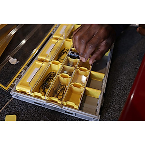 Plano Edge Terminal Medium Weight Retainer | Designed to complement Edge 3600 & 3700 Tackle Boxes for Customized Storage, Yellow