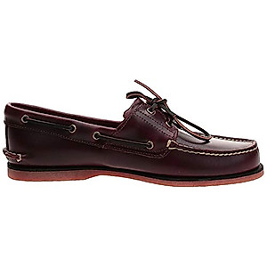 Timberland mens 2-eye Boat loafers shoes, Rootbeer/Brown, 8.5 US
