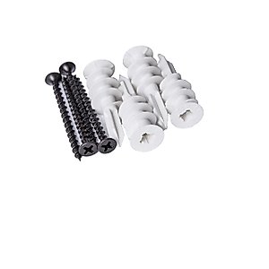 String Swing Guitar Hanger Mounting Hardware Replacement Kit -Two Sets- 4X Screws 4X Drywall Anchors