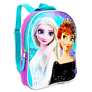 Disney Frozen MINI Backpack For Girls, Kids ~ 6 Pc Bundle With 11" Frozen School Bag and Art Case with Coloring Utensils, Coloring and Activity Pad, Stickers, and More
