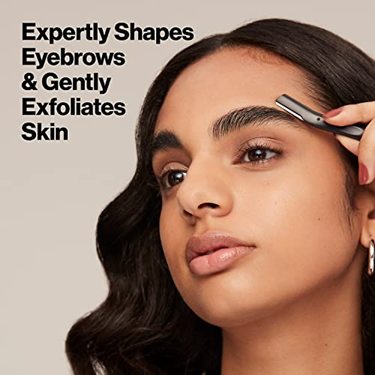 Revlon Eyebrow Precision Shaper, Reusuable, Easy to Remove Unwanted Hairs, Japanese Steel with Protective Shield
