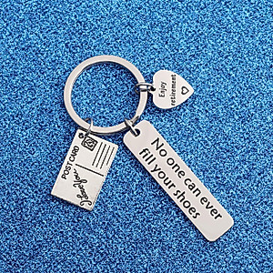 WUSUANED Mail Carrier Retirement Keychain RetirementGift for Mail Carrier Postal Worker