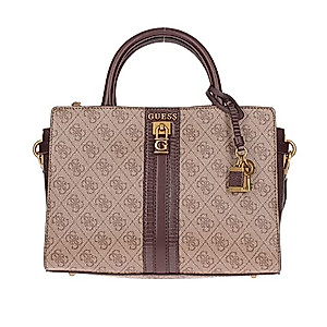 GUESS Ginevra Elite Society Satchel, Latte Logo