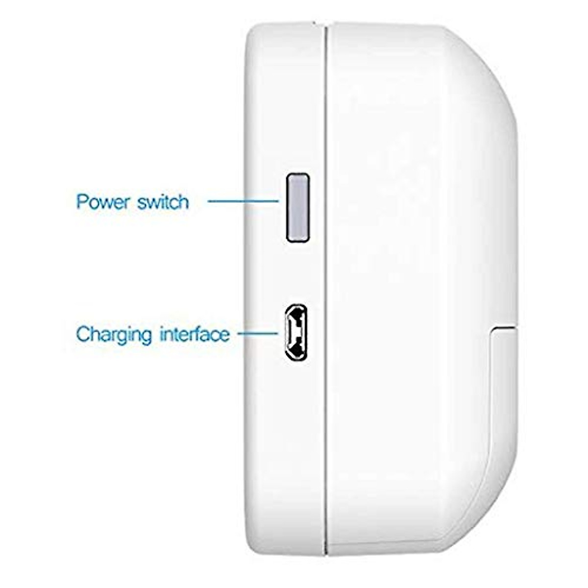 XWWDP Portable Mini Pocket Label Sticker Receipt Printer, Photo Printer,Compatible with Devices System for Child Painting Women Men Gift