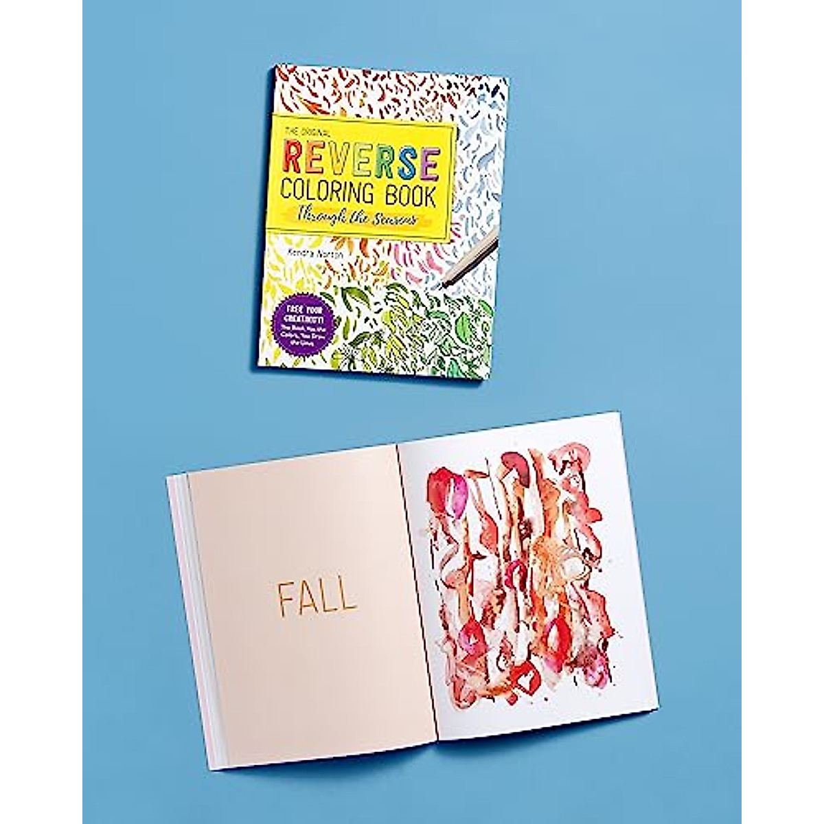 The Reverse Coloring Book™: Through the Seasons: The Book Has the Colors, You Make the Lines