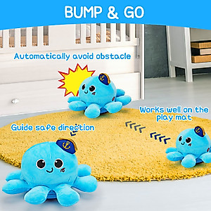Crawling & Walking Baby Toys 6 to 12 12-18 Month Musical Plush Octopus Light up Voice Control Dancing Infant Toys 0 12 7 8 9 10 Month 1 2 3 Year Old Boy Girl Tummy Time Sensory Toddler First Gift