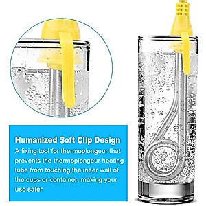 Portable Water Heater, Immersion Water Heater, Immersion Heater, Heater Element 220V 600W Portable Reheater Travel Kit Great for Heating Boiling Chocolate Coffee Tea Drinking Water