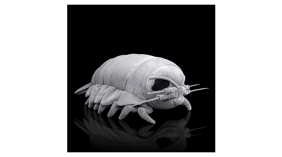 Realistic Isopod Plush Toy - 12” Crustacean Stuffed Animal
