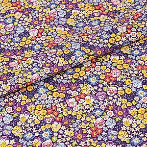 Singer, 100% Cotton, Multi Pansy Floral