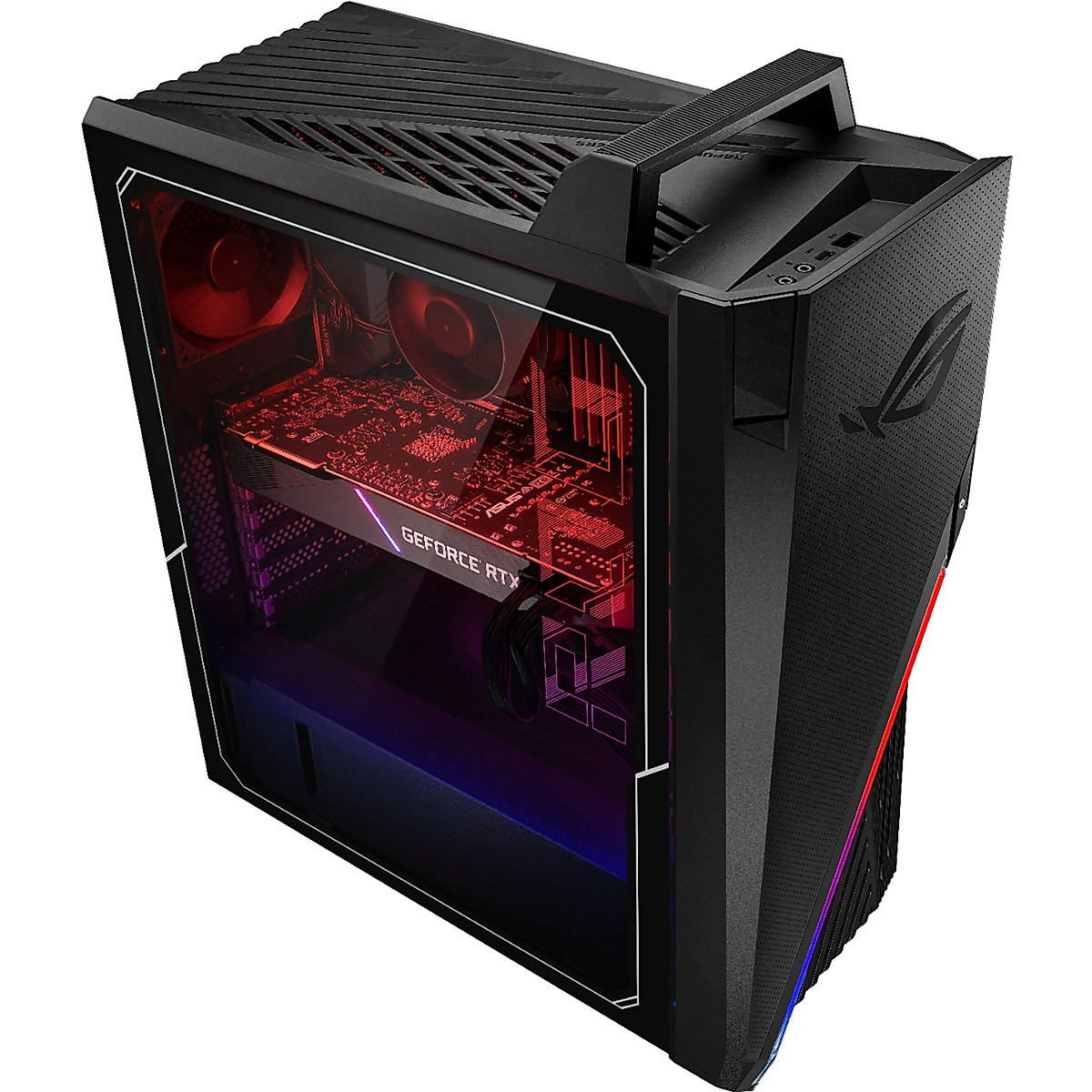 Asus ROG Strix G15 Gaming Desktop, Intel 11th Generation Core i7-11700KF Processor, NVIDIA GeForce RTX 3080 10GB GDDR6, HDMI, WiFi, Windows 10, Black (64GB RAM | 2TB SSD + HDD)