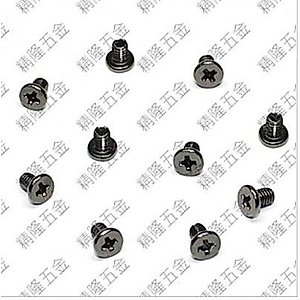 Screw 1000pcs/lot CM2.53.5 Steel with Black Znic Plus Hard Laptop Screw (Notebook Computer Screw)